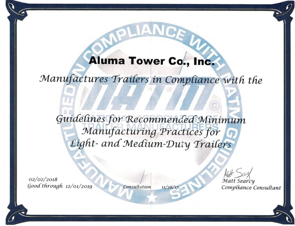 Awards & Recognition | Aluma Tower Company
