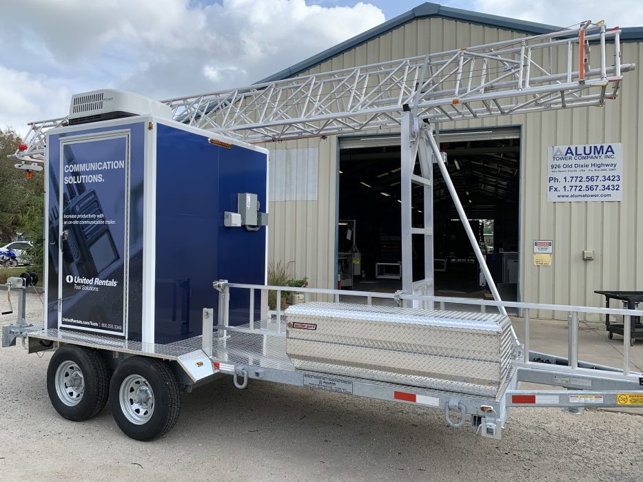 S6 Trailer Mounted Mast | Aluma Tower Company