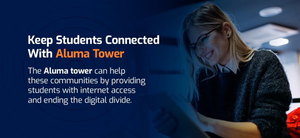 How To Close the Connectivity Gap in School with Aluma Tower